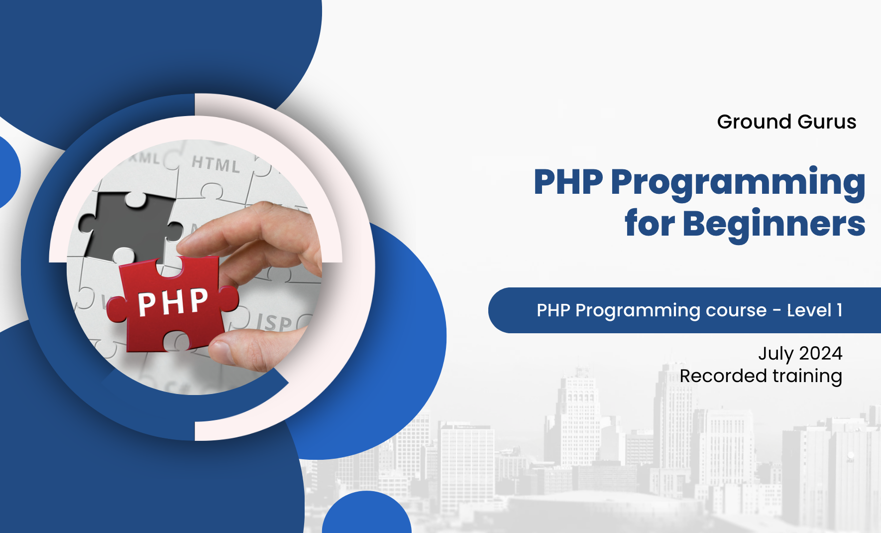 PHP Programming for Beginners - Ground Gurus